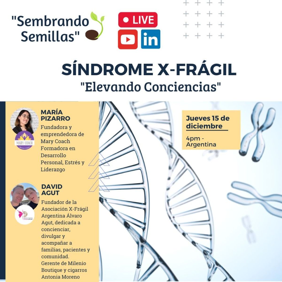 Brindarán una charla para concientizar sobre el síndrome X-Frágil ...