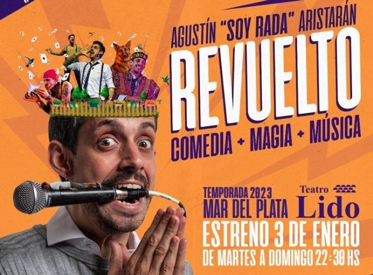 Agustín "Soy Rada" Aristarán llega con Revuelto a Mar del Plata ...